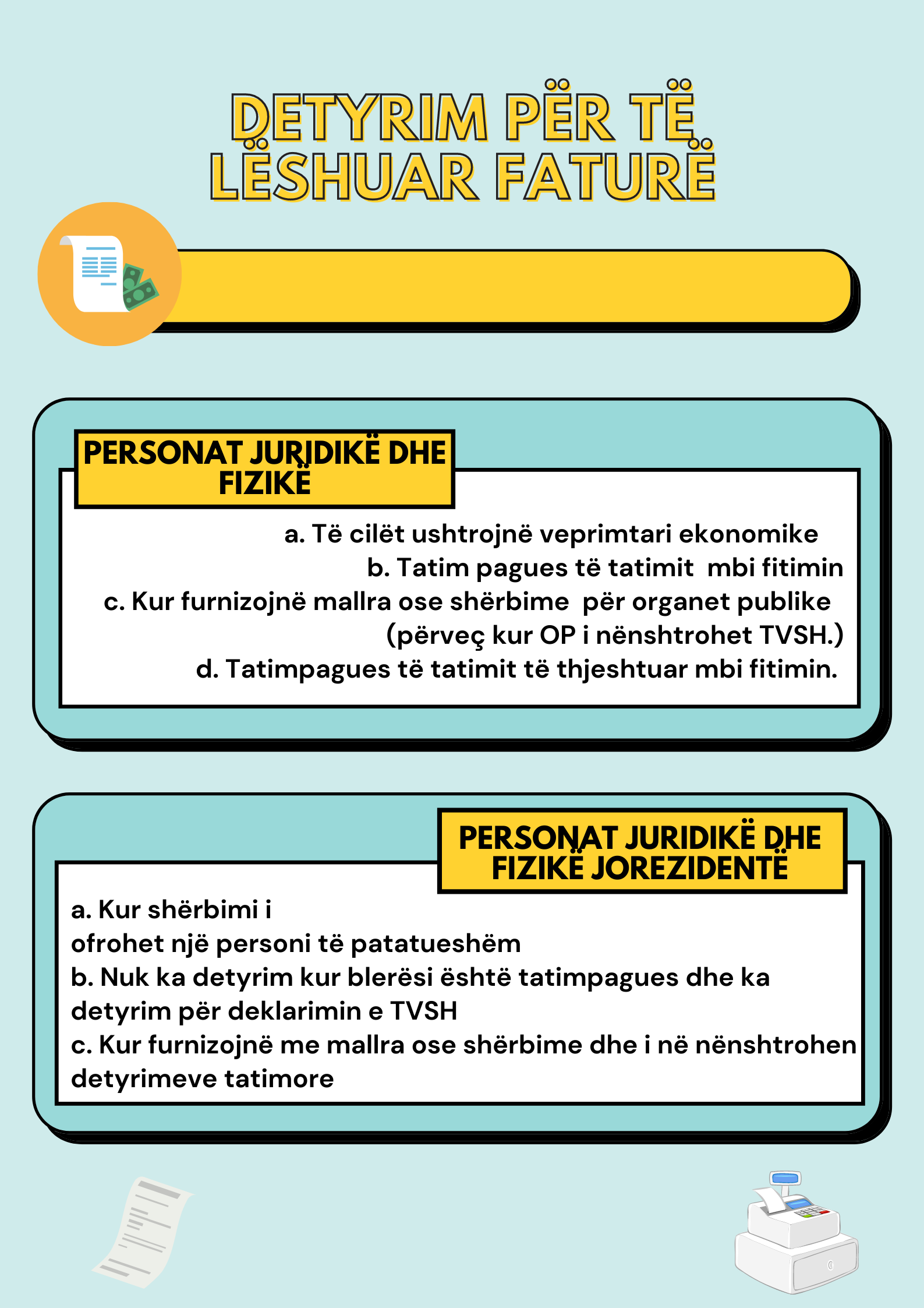 Kush ka detyrim për të lëshuar faturë? – Allprogramming
